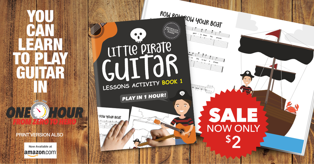 Little Pirate Guitar Lessons Activity Book 1 - PDF