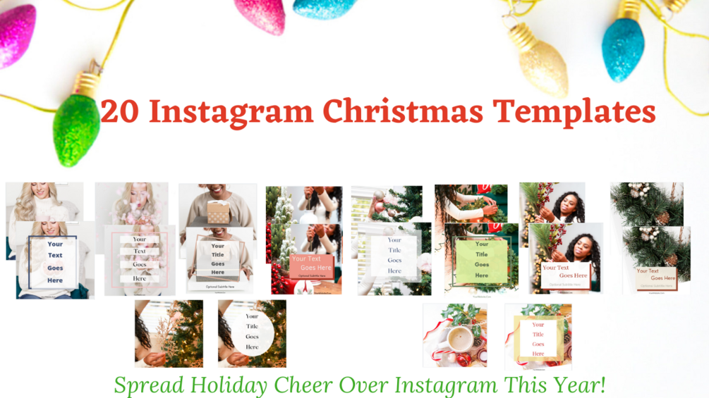 Canva Blog & Social Media Christmas Template Bundle