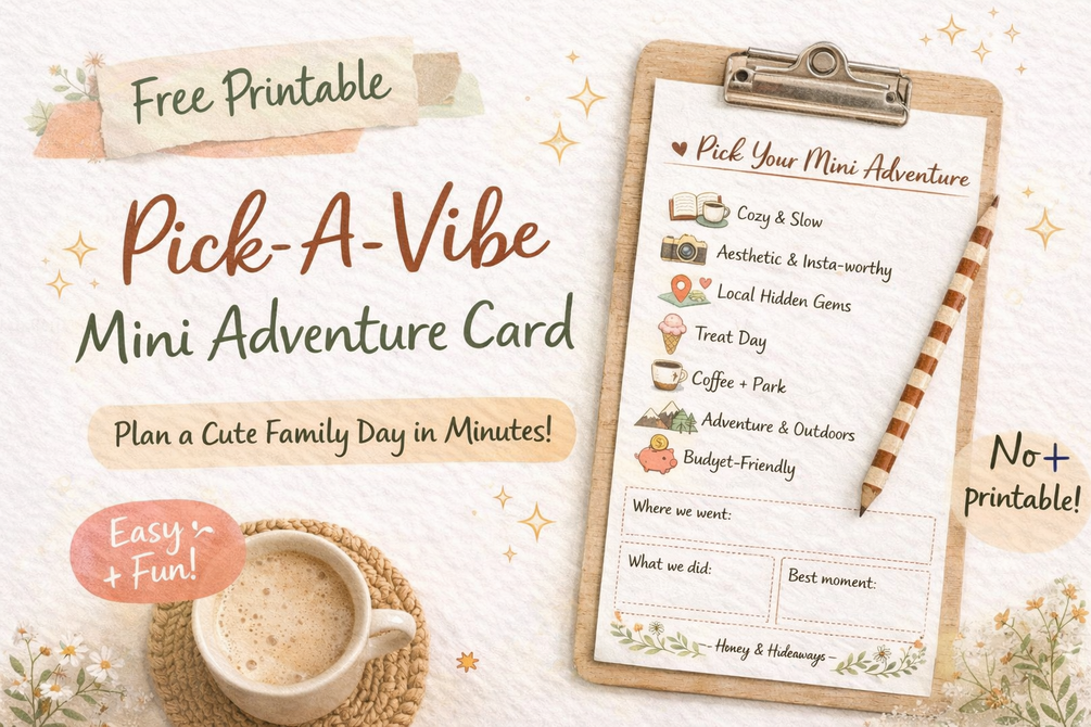 Pick-A-Vibe Mini Adventure Card | Free Printable Day Planner