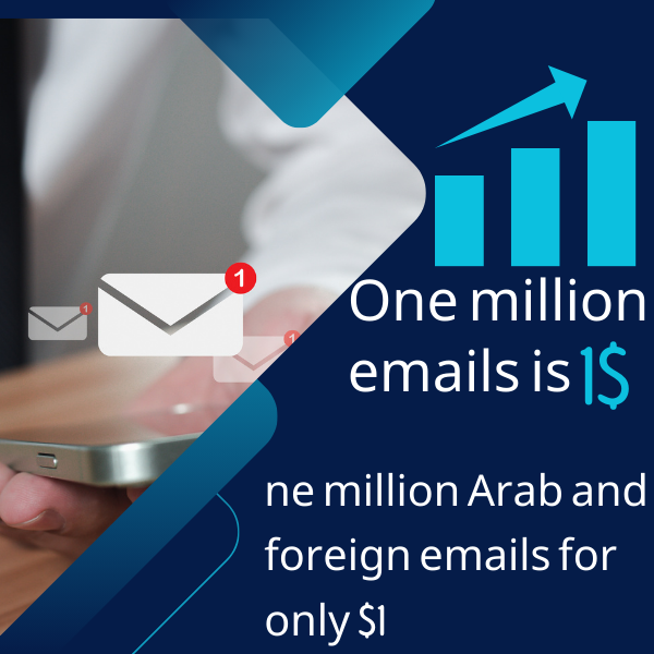 One million Arab and foreign emails for only $1