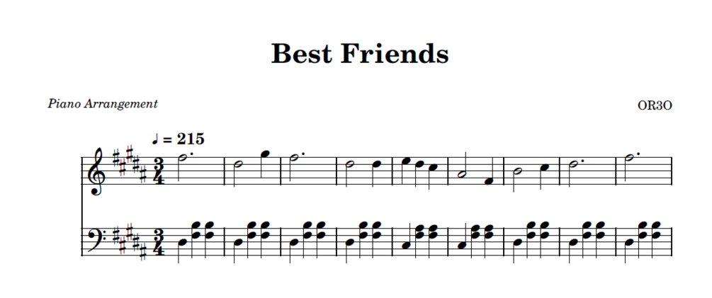 Best Friends - KinitoPET Song