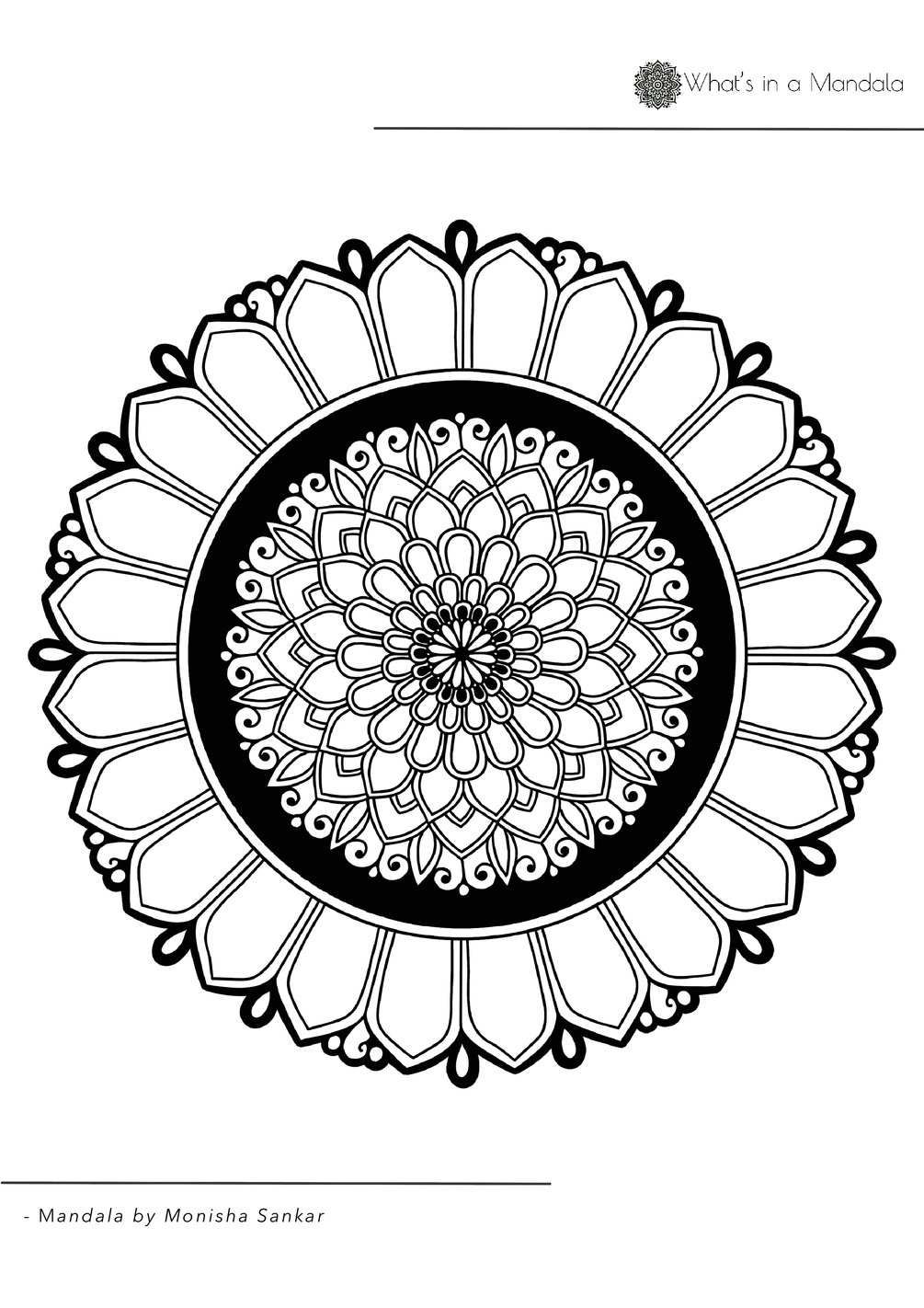 Mandala Coloring Page