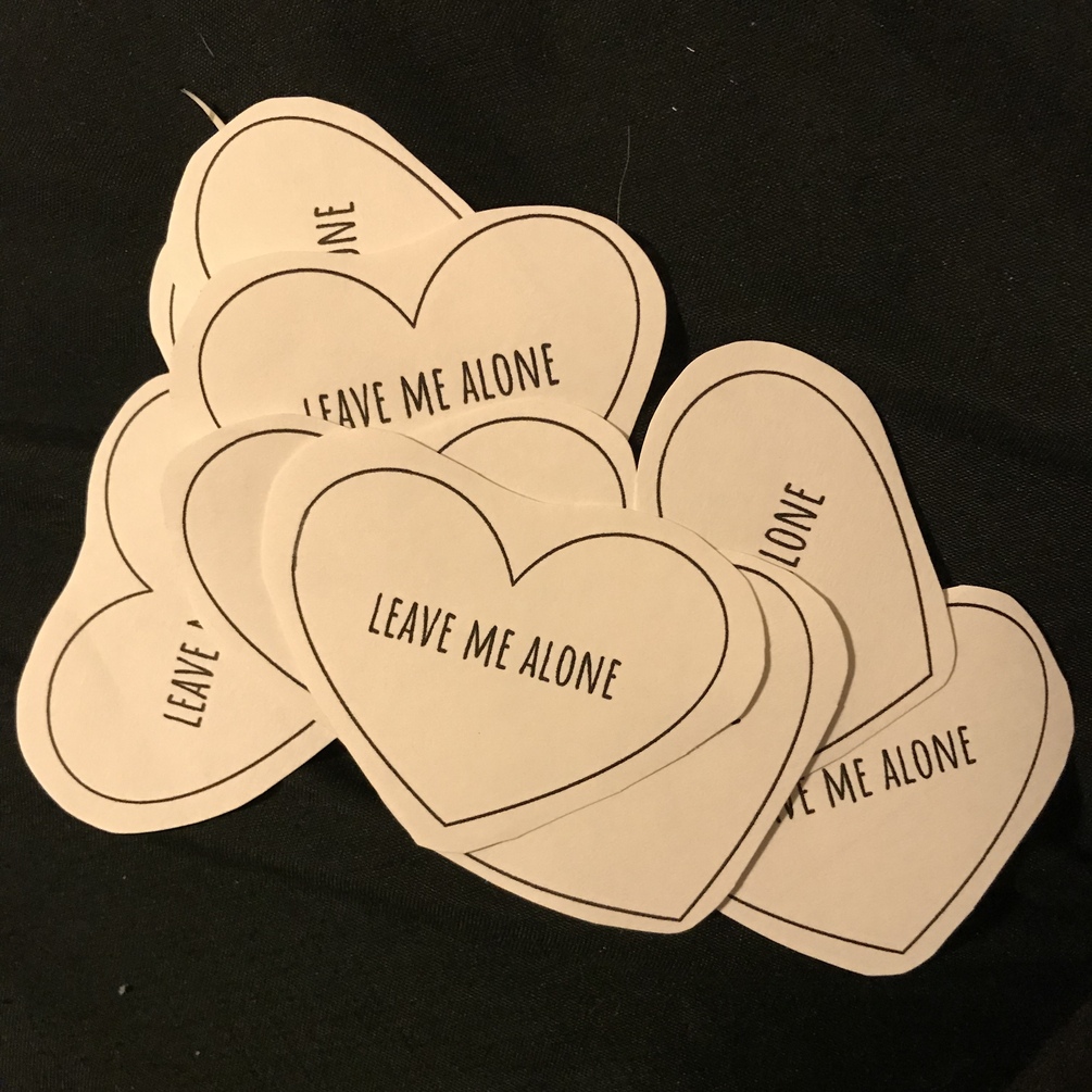 LEAVE ME ALONE sticker