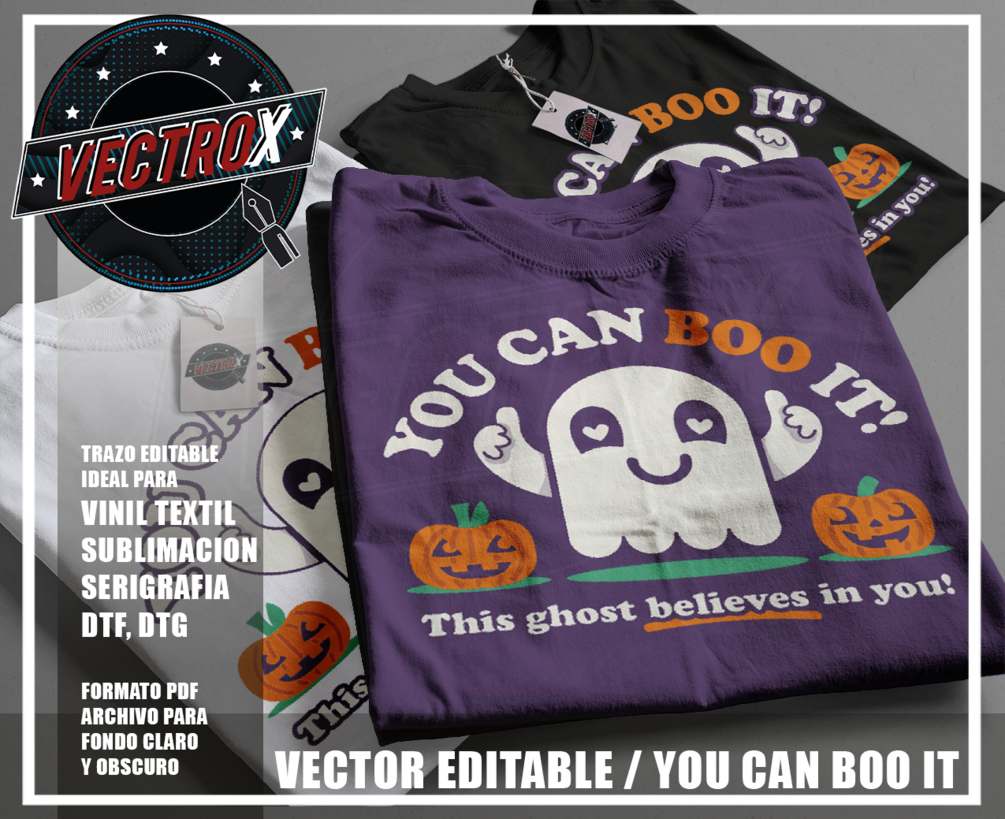 Vector Editable - You Can Boo It