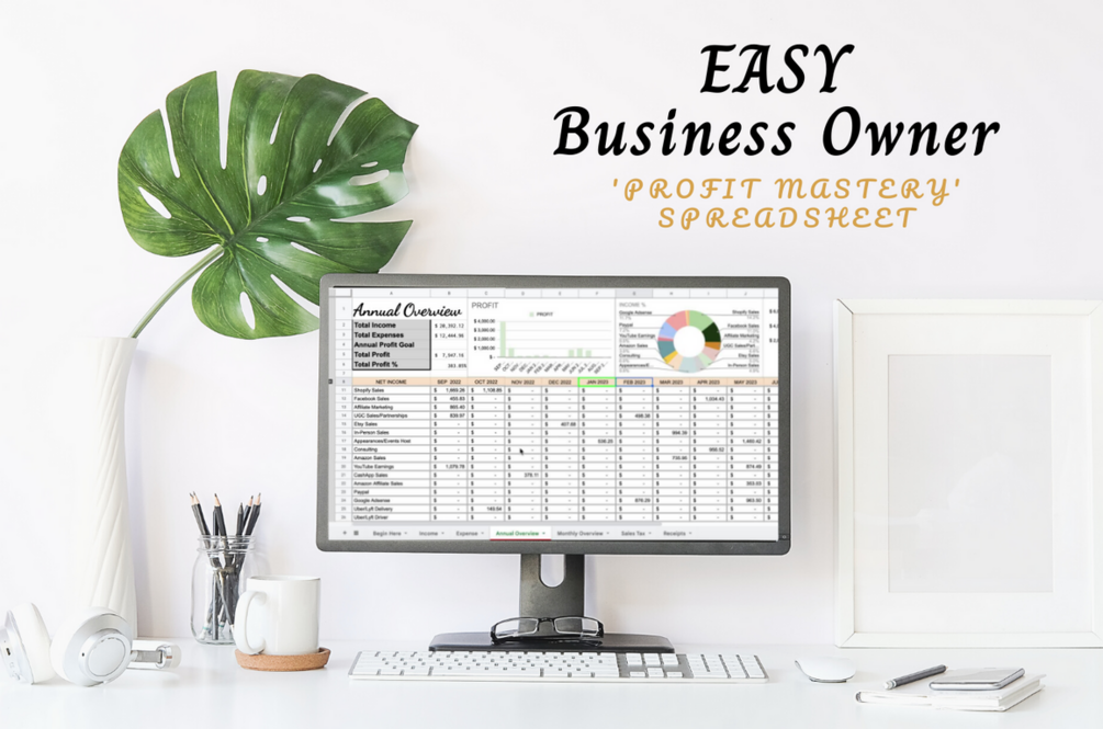 Small Business Owner's 'Profit Mastery' Tracker