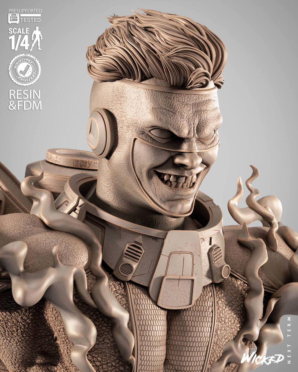 Wicked Marvel May 2025 Term Pyro Portrait Bust: Tested and ready for 3D ...
