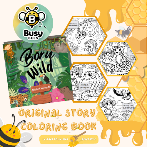 Born in the Wild - Story Coloring Book Printable