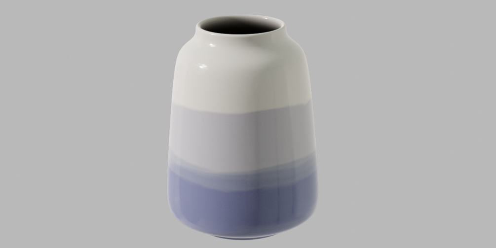 Decorative Vase Ceramic 3D Asset Model