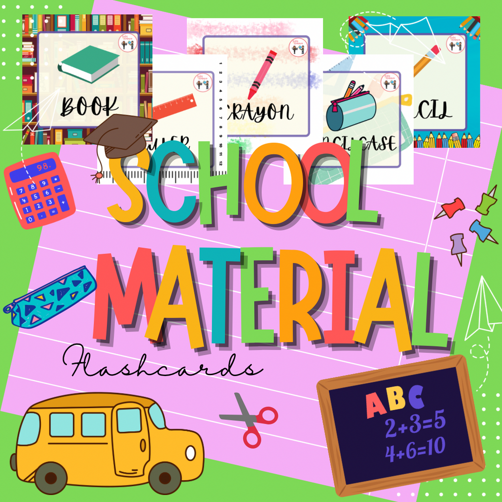 Flashcards: school material