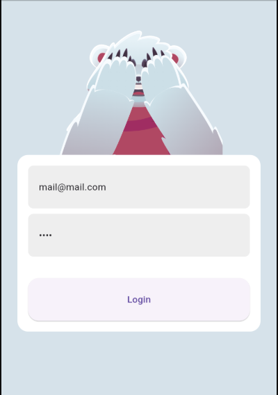 Amazing login screen in Flutter with bear animation