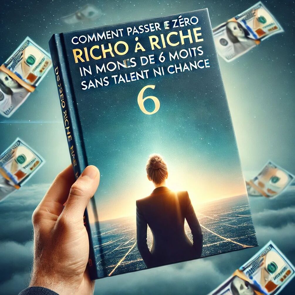 COMMENT PASSER DE ZÉRO À RICHE EN MOINS DE 6 MOIS (SANS TALENT NI CHANCE)
