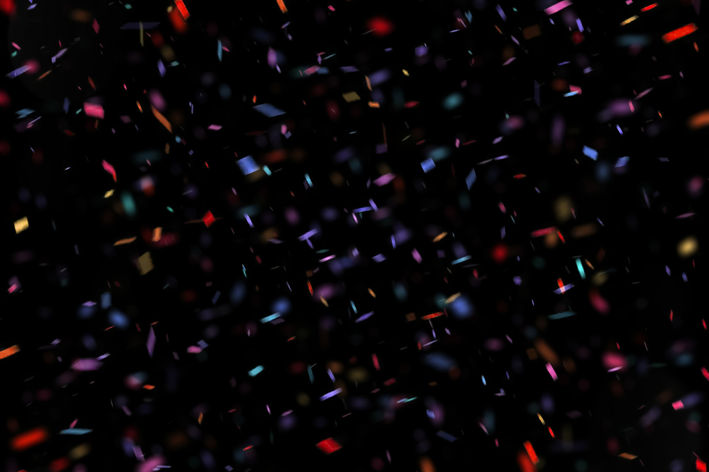 Free Confetti Overlay Effect In Photoshop