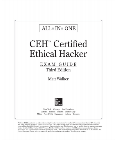 (all-in-one) matt walker-ceh certified ethical hacker exam guide-mcgraw-hill (2017)