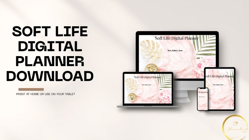 soft life bundle (digital planner + journal)