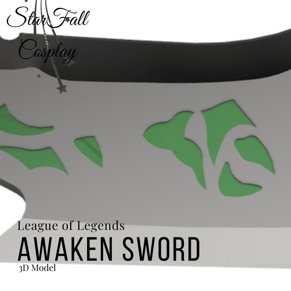 Awaken Riven Sword 3D Model