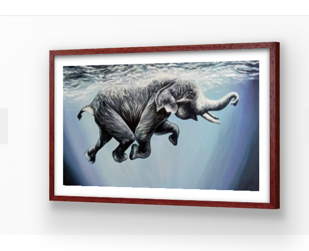 Swim of the Savannah, The Elephant Wave, Trunk in the Tide