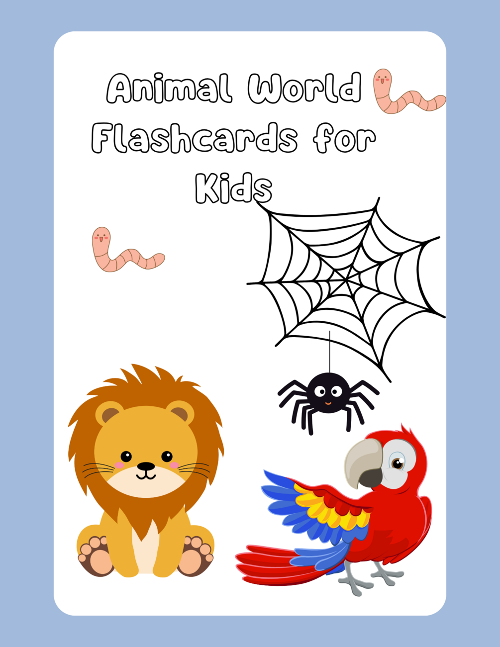 Animal World Flashcards for Kids