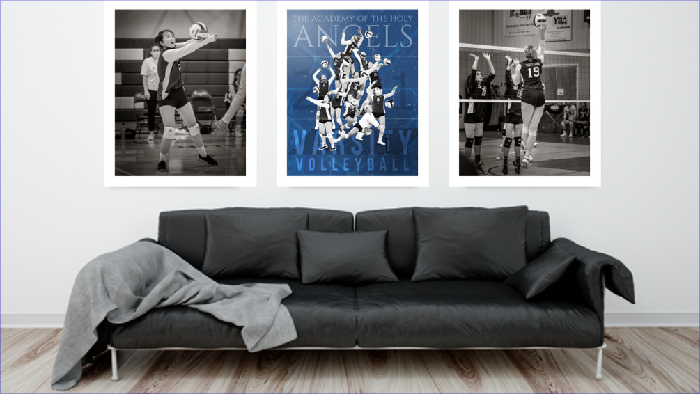 AHA 11x14 Commemorative Poster - 2021 Varsity Volleyball Season