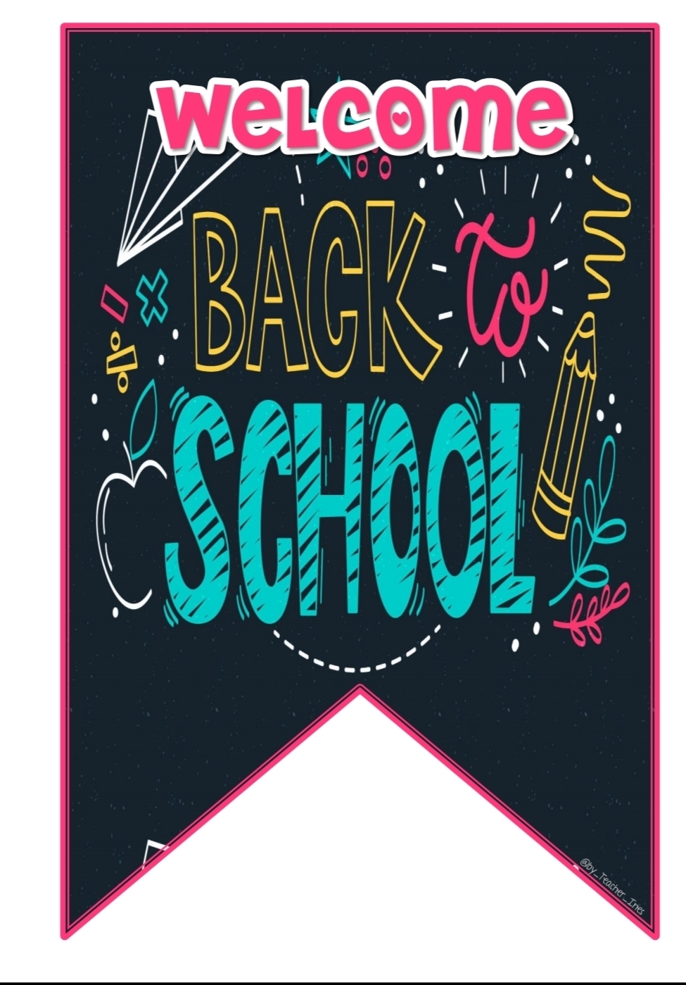 Banderín welcome back