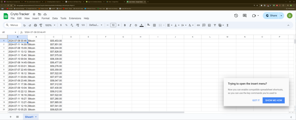 Collect Data on Coindesk Coin