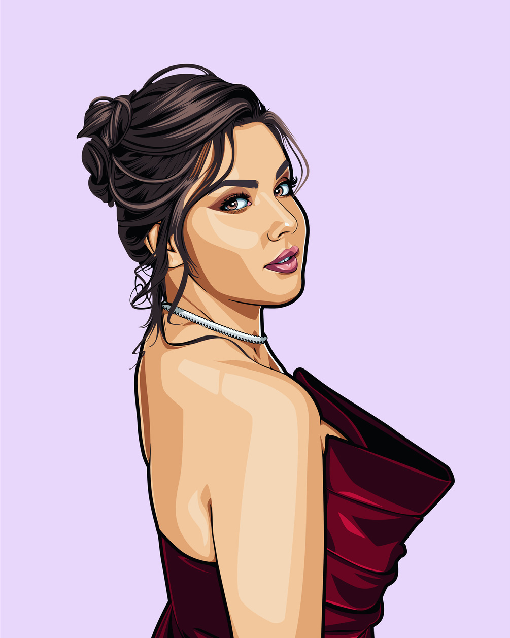 Elevate you Vector Portrait art