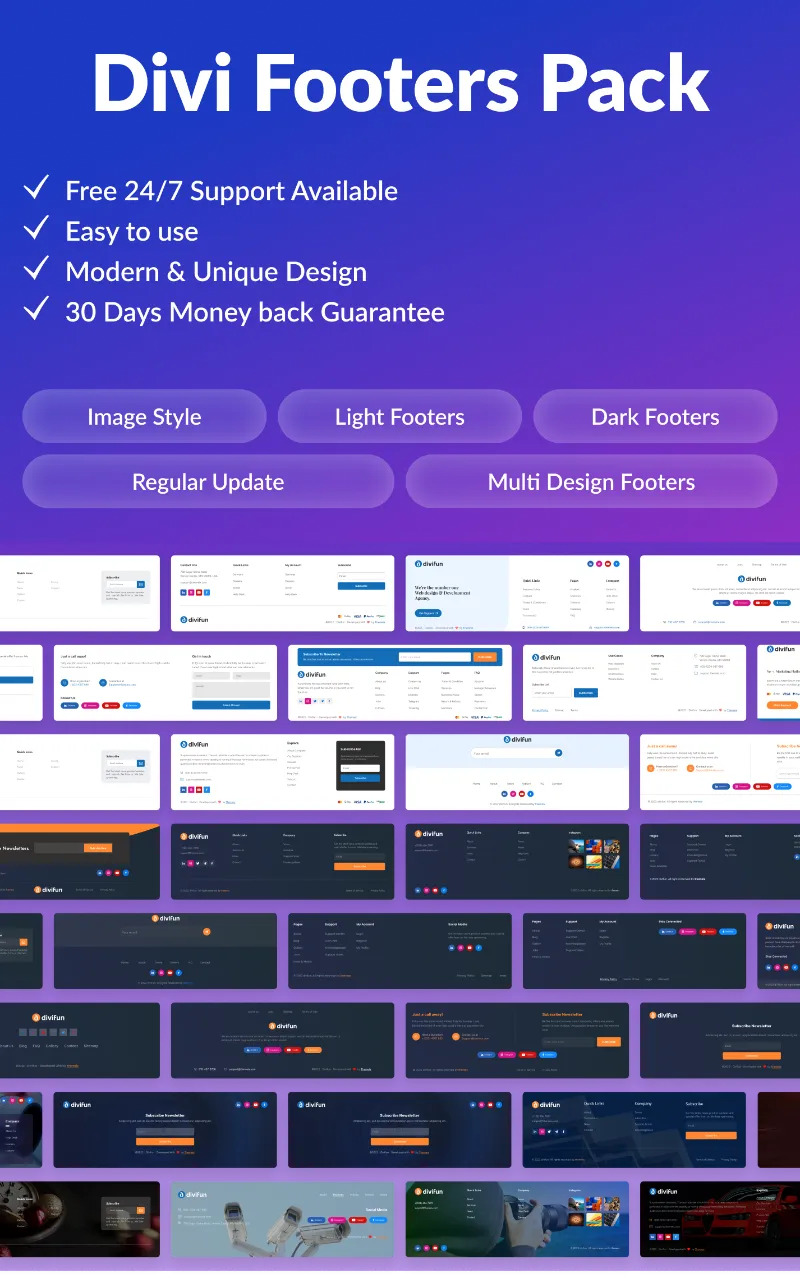 Divi Single Footer | Limited Time Only