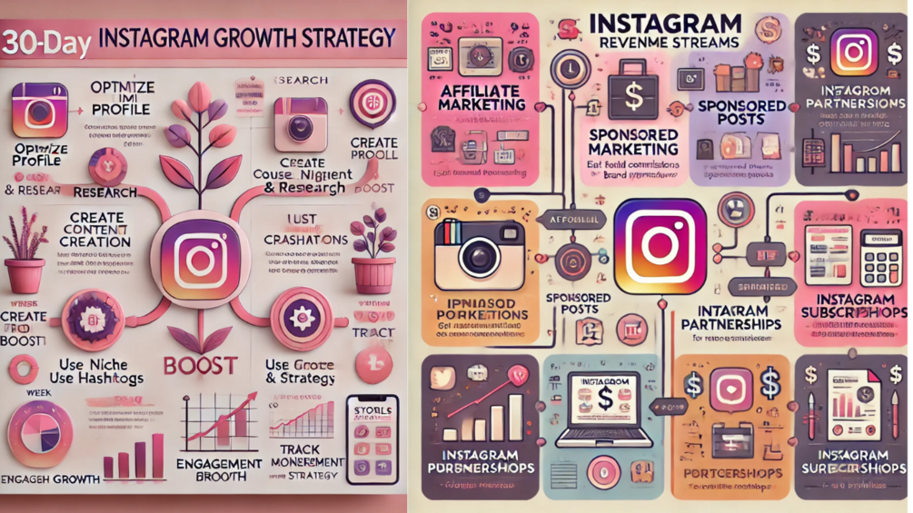 "Instagram Growth Blueprint: Get More Followers & Engagement in 30 Days"