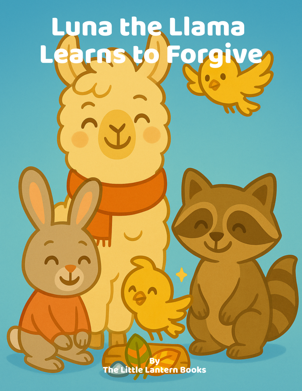 Luna the Llama Learns to Forgive – Coloring Book (Printable PDF)