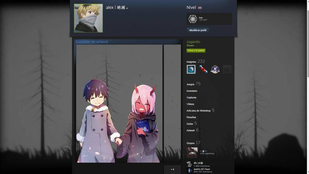 Zero Two - Steam Artwork Design