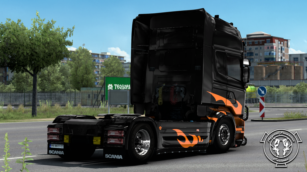 Scania R Black Is Back Skin (RJL)