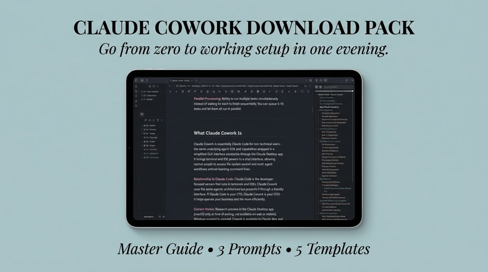 Claude Cowork Starter Kit with Master Guide & Prompts | Obsidian Vault ...