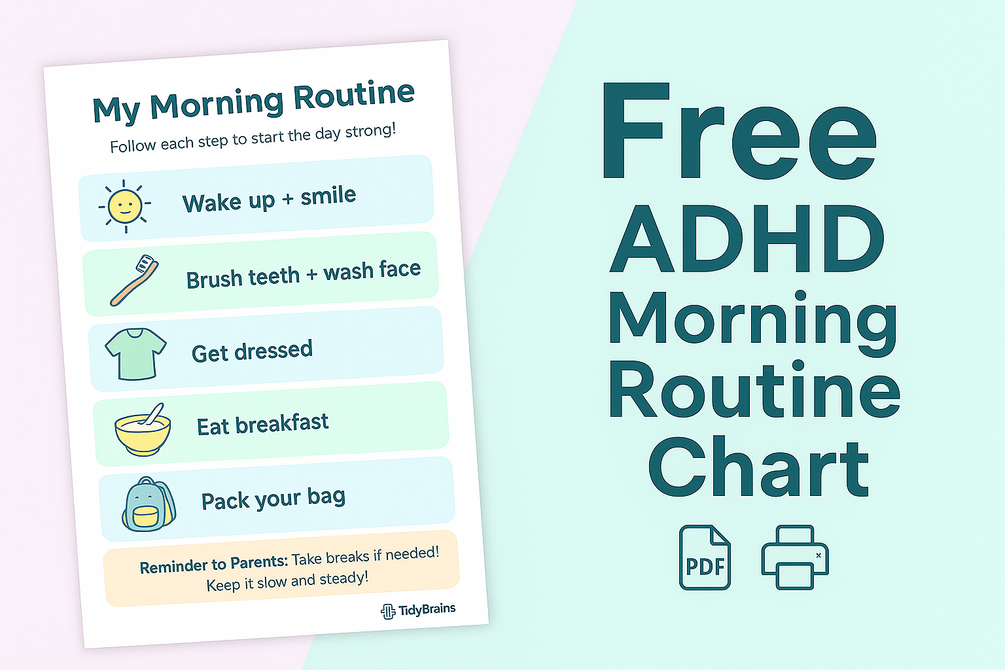Free ADHD Morning Routine Chart
