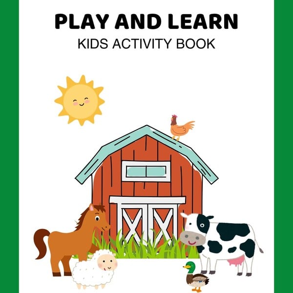 Play and learn! Kids Activity Book (3+)