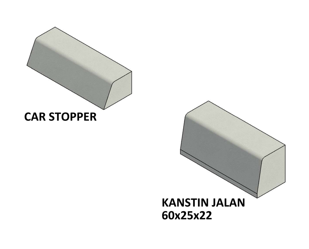 Model 3D Gratis – Kanstin Jalan & Car Stopper