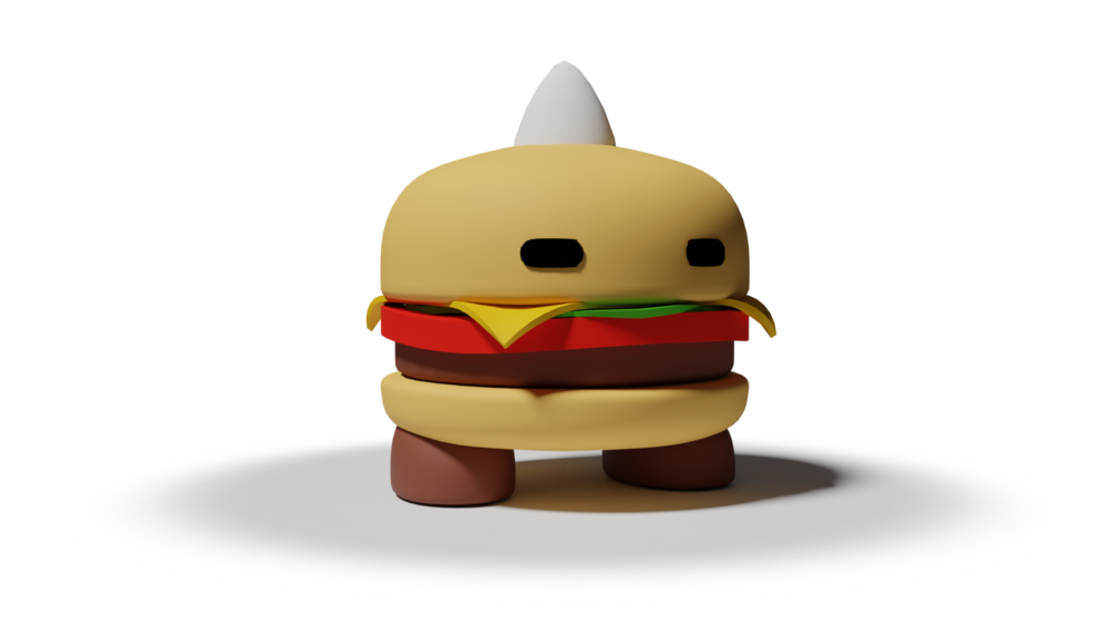 Burger Bully V1 - 3D model by zaow, original character by Thomas K Young