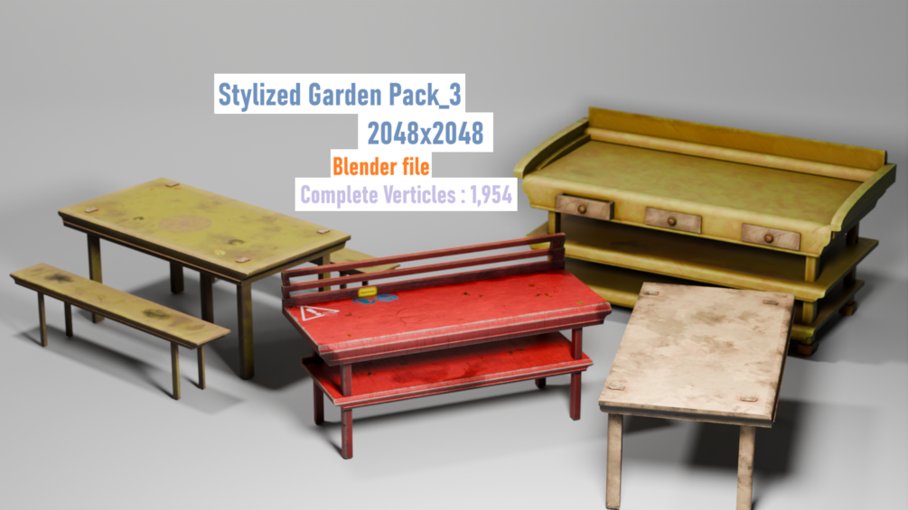 Stylized Garden pack_3
