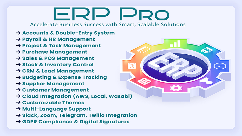 ERP Pro (SaaS) – Accelerate Business Success with Smart, Scalable Solutions
