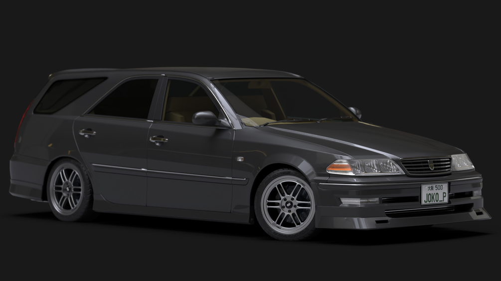 Toyota Mark II Blit (JZX100 Front-End) 3D Model