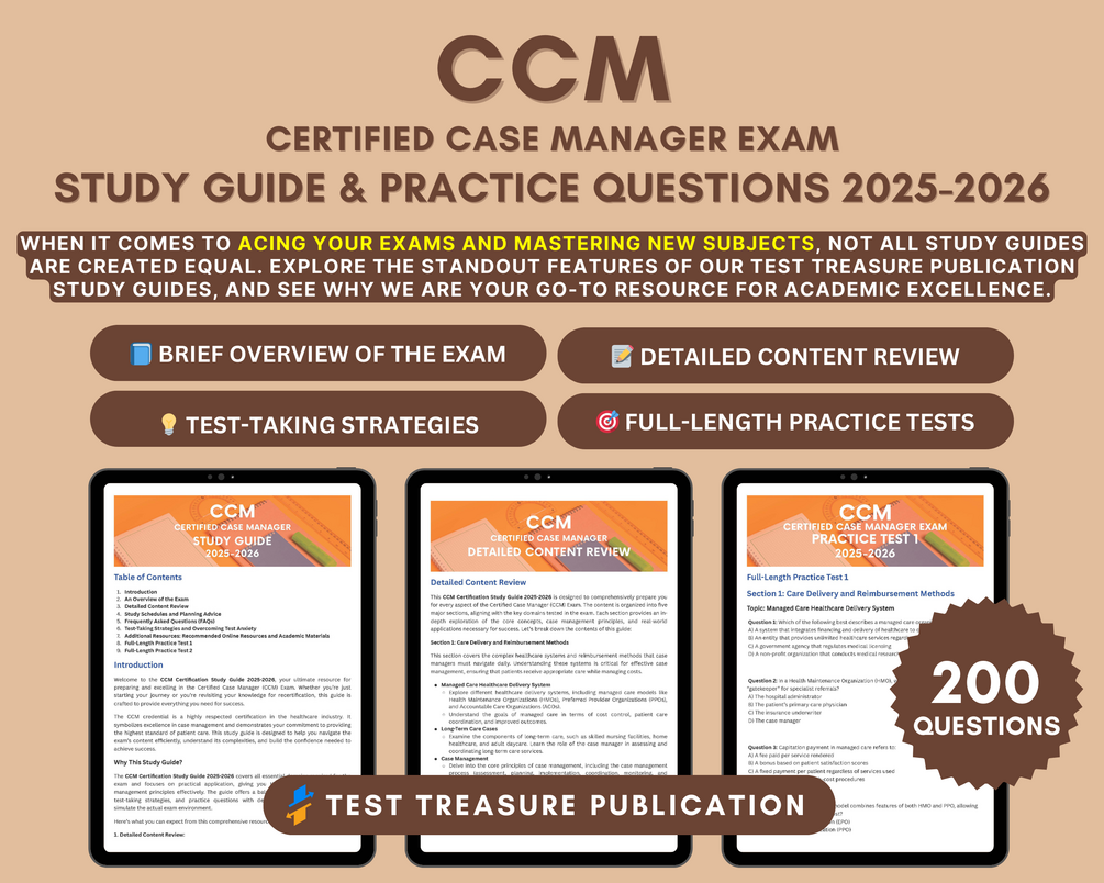 CCM Certification Study Guide 2025-2026: In-Depth Content Review ...