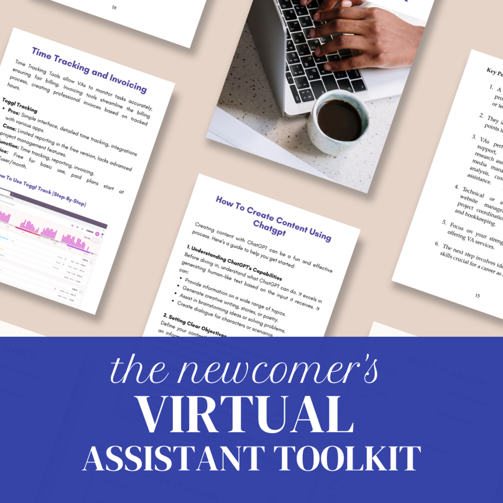 The newcomer's Virtual Assistant Toolkit