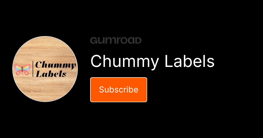 Chummy Labels