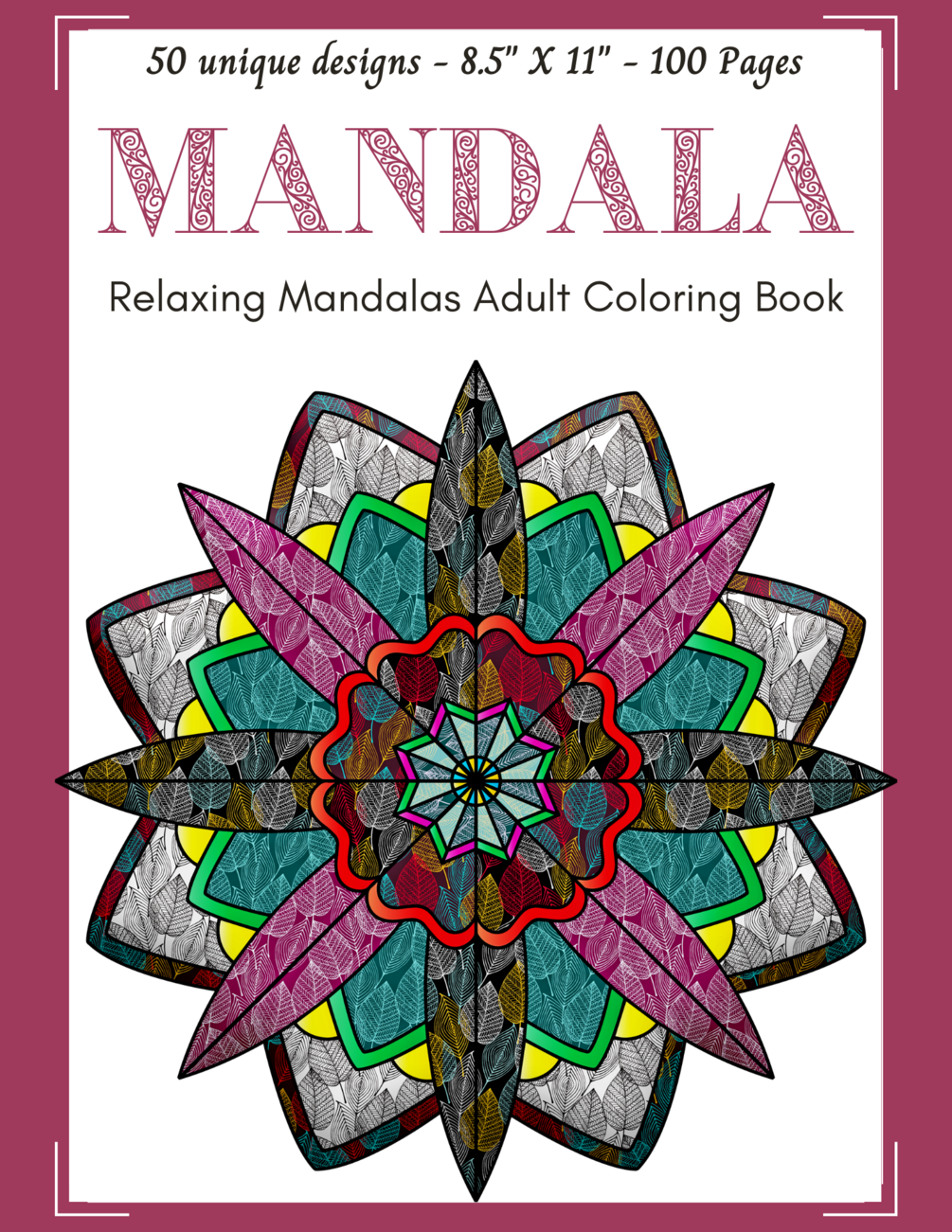 Mandala Coloring Book (PDF Download) – 50 Beautiful and Intricate ...