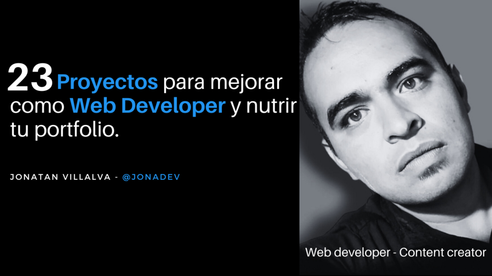 Guía de 23 proyectos para developers (GRATIS)