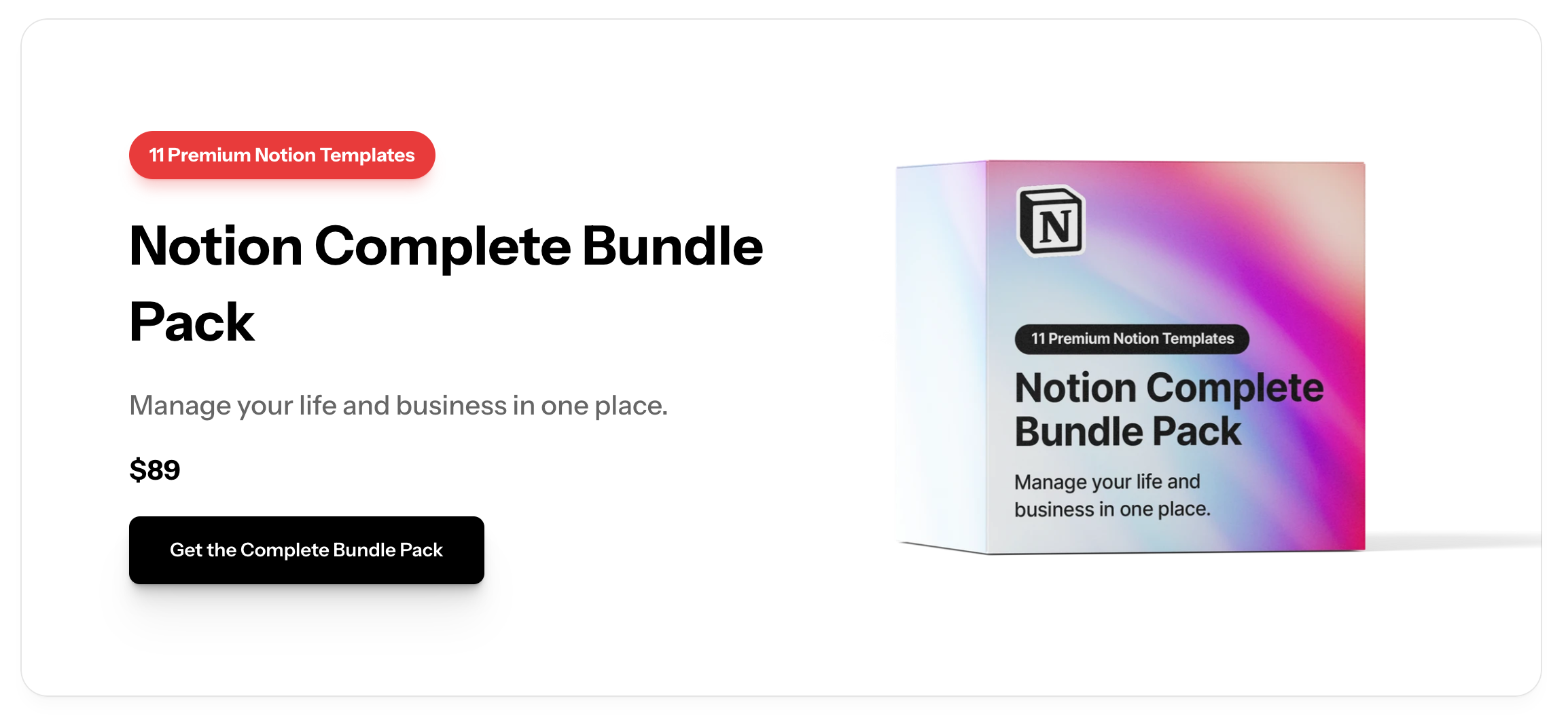 Notion Template Bundle Packs 🔥 - Solt Wagner