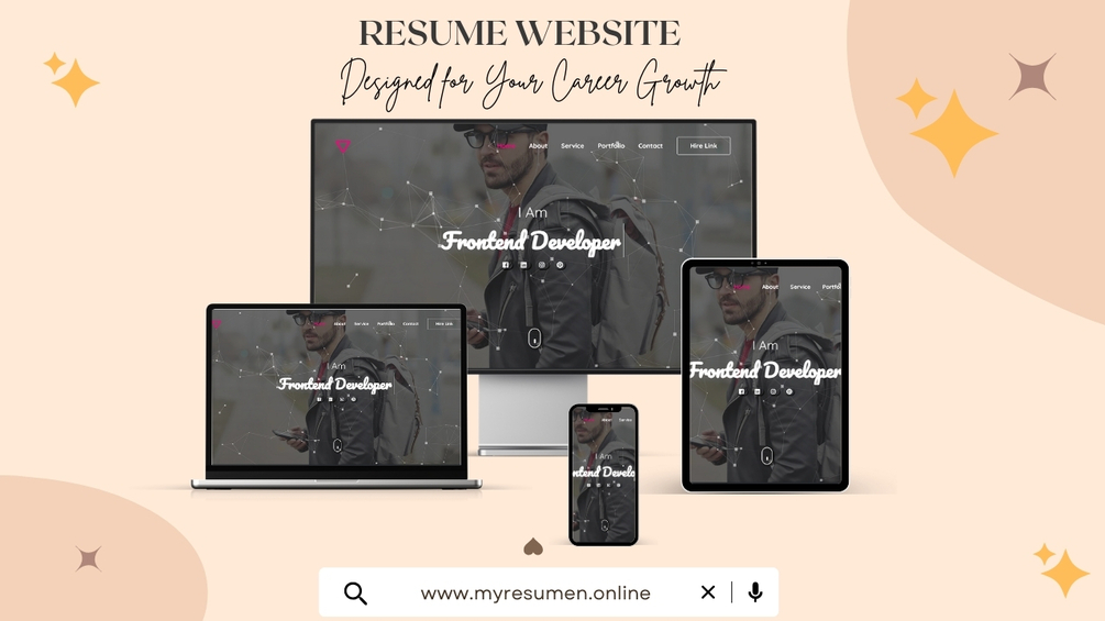 Resume Website Template for Your Career Growth