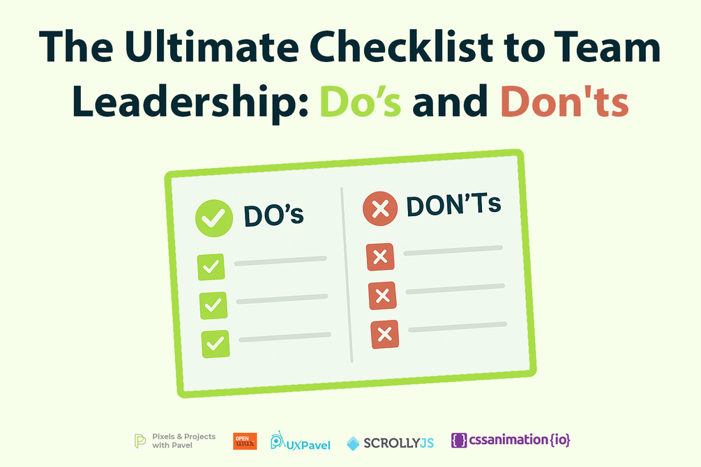 🚀 The Ultimate Team Leadership Checklist