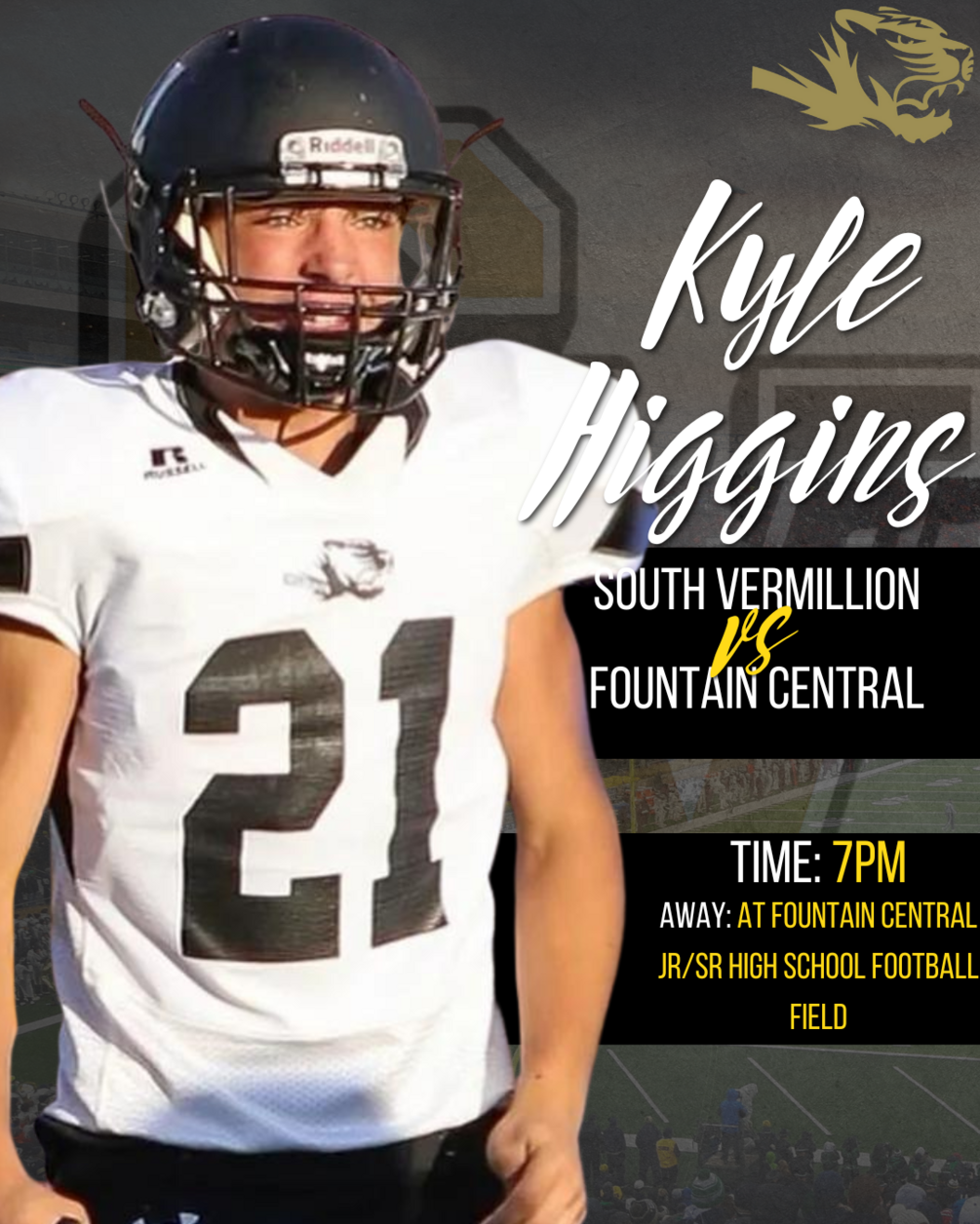Kyle Higgins Football Poster
