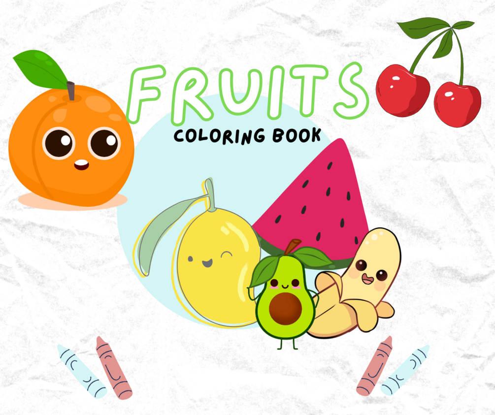 Coloring Book : Fruits Edition