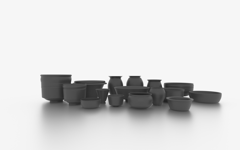 3D Models - Pottery in Archaeology Roman Design