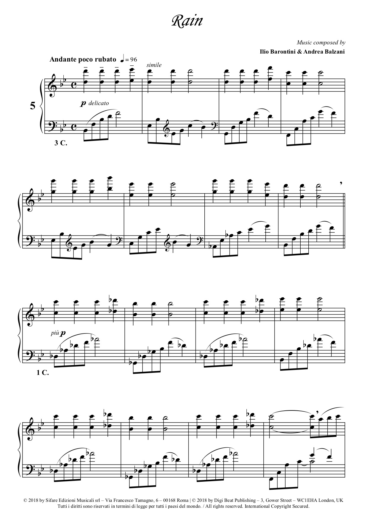 Experience [Digital Sheet Music]